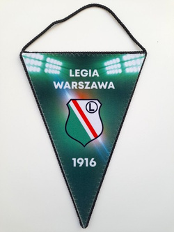 Legia Warsaw name and crest pennant (official product) | Pennants ...
