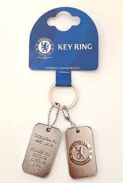 Chelsea FC dog tag keyring (official licensed product) | Keyrings