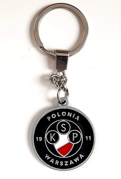 KS Polonia Warsaw crest keyring (official product) | Keyrings