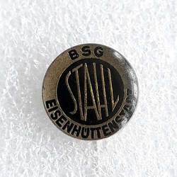 BSG Stahl Eisenhuttenstadt badge (East Germany, epoxy) | Badges \ Germany