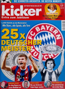 Bayern Munich - 25 x German Champion (kicker magazine special edition ...