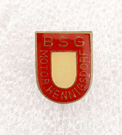BSG Motor Hennigsdorf badge (East Germany, epoxy) | Badges \ Germany