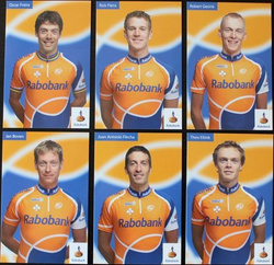 The Rabobank Cycling Team (set of 6 postcards) | Photos / Postcards