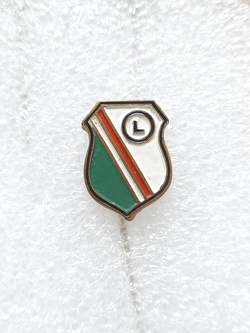 Legia Warsaw emblem badge (70s'-80s') | Badges \ Poland