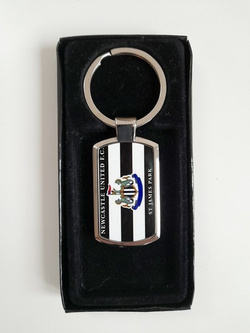 Newcastle United crest and colours keyring (in etui) | Keyrings