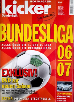 kicker Magazine Fan's Guide - 1. and 2. Bundesliga 2006/2007 + DVD film ...