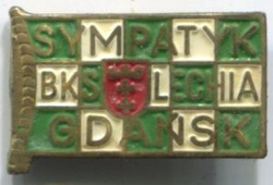 BKS Lechia Gdańsk Fan (lacquer) | Badges \ Poland
