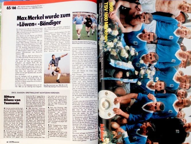 25th Anniversary of Bundesliga (kicker magazine - special edition ...