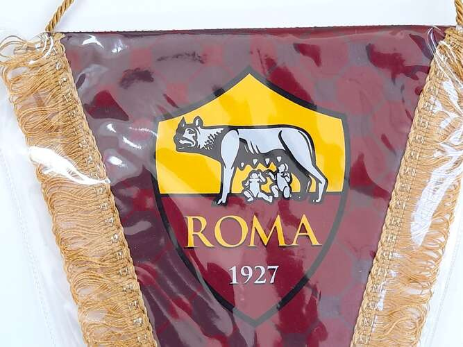 AS Roma crest one side pennant 28 cm (official product) | Pennants \ Others