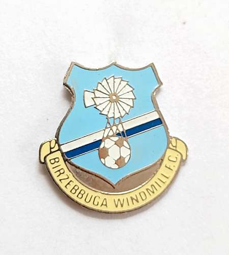 Birzebugga Windmill FC crest badge (Malta, lacquer) | Badges \ Others