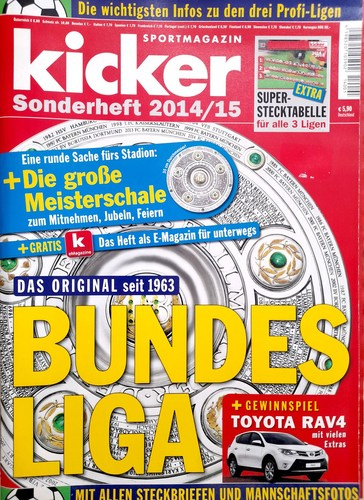 Bundesliga 2014/2015 Fan's Guide (kicker magazine) | Magazines ...