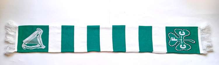 Celtic Glasgow stripes & emblems scarf | Scarves \ Clubs
