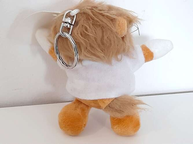 FC Copenhagen mascot plush lion keyring (official product) | Keyrings