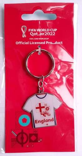 FIFA World Cup Qatar 2022 England National Team shirt keyring (official ...