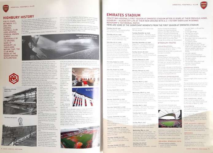 Inside Arsenal 2007/2008 official guide | Sports Books \ Football ...