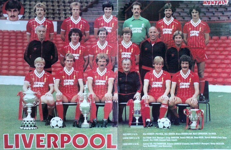 Liverpool FC team season 1982/1983 | Photos / Postcards