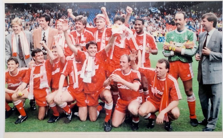 Liverpool FC the 80's team two photos | Photos / Postcards
