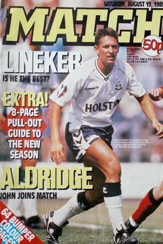 Match football magazine (August 1989) | Magazines \ Others