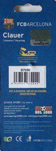 Metal cup-shaped key ring with FC Barcelona logo (official product ...