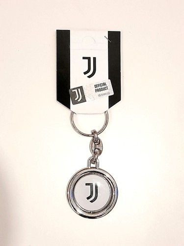 Metal keyring Juventus Turin logo official product badge pin kaychain ...