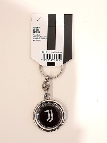 Metal keyring Juventus Turin logo official product badge pin kaychain ...