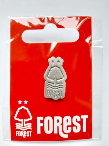 Nottingham Forest silver plated crest badge (official product) | Badges ...