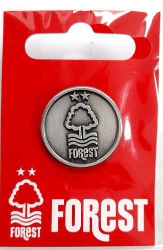 Nottingham Forest silver plated retro badge (official product) | Badges ...