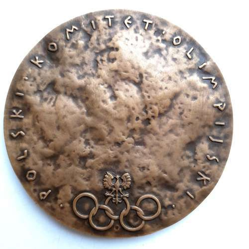 Olympic Games Lake Placid Moscow 1980 commemorative medal of PKOl ...