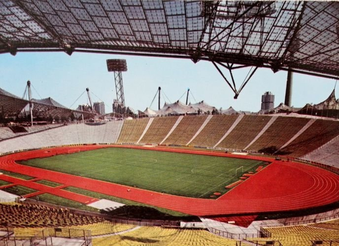 Olympic Stadium in Munich pitch postcard | Photos / Postcards Olympic ...