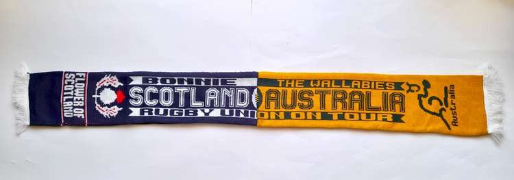 Scotland - Australia rugby match scarf (double-sided) | Scarves \ Matches