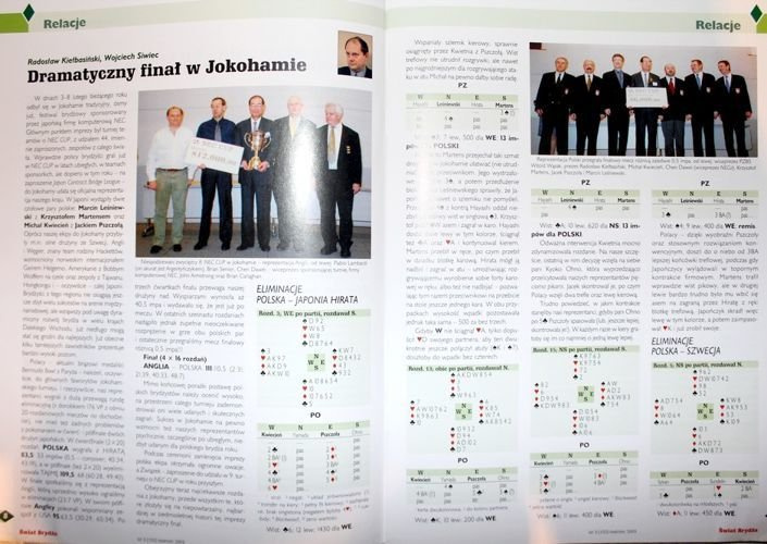 "The Bridge World". Magazine of Polish Bridge Union - Year 2003 ...