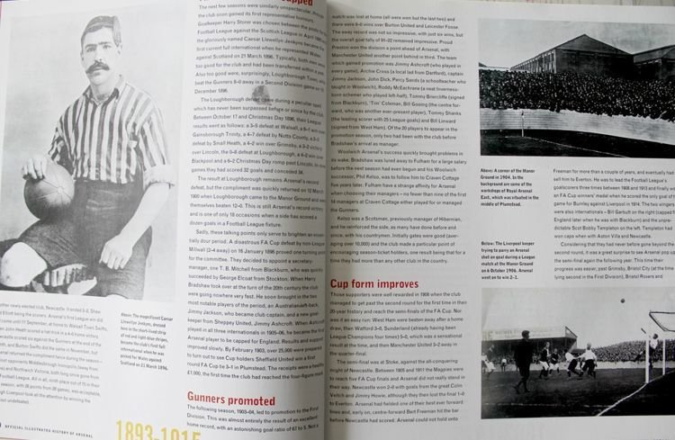 The Official illustrated history of Arsenal 1886-2005 | Sports Books ...