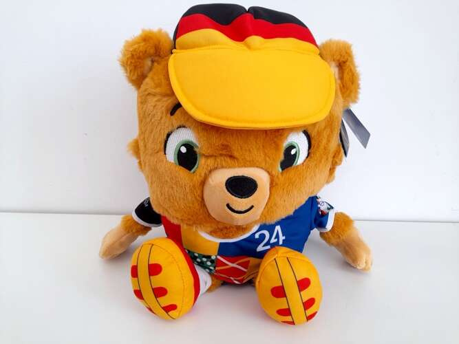 UEFA Euro 2024 Germany mascot Albart with cap (Official Licensed ...
