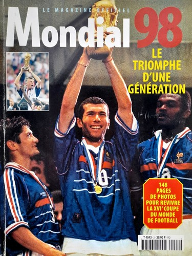 World Cup 98. Triumph of a generation (official magazine) | Sports ...