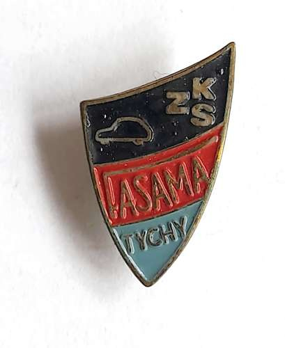 ZKS Fasama Tychy badge (lacquer) | Badges \ Poland
