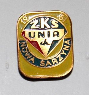 ZKS Unia Nowa Sarzyna badge (lacquer) | Badges \ Poland