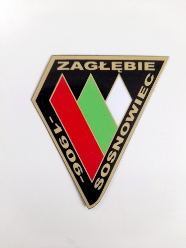 Zaglebie Sosnowiec football club crest magnet (official product ...