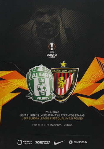 Zalgiris Vilnius - Honved Budapest, UEFA Europa League (18.07.2019 ...