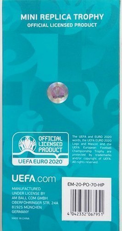 Mini Replica UEFA Euro 2020 Trophy Official Licensed Product figurine ...