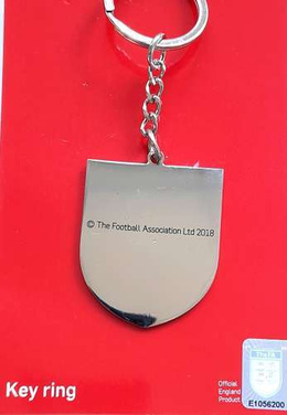 England National Football Team big crest key ring (official product ...