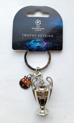 FC Barcelona UEFA Champions League trophy keyring (official product ...