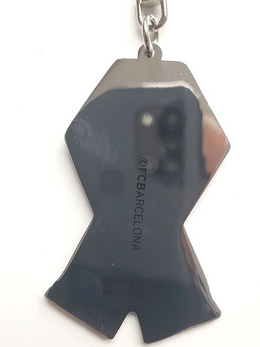 FC Barcelona bar scarf metal keyring (official product) | Keyrings