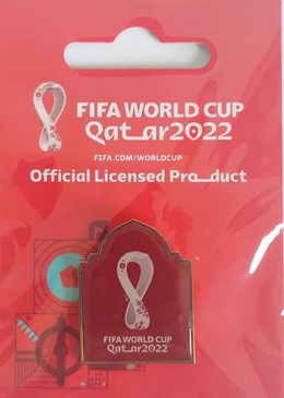 FIFA World Cup Qatar 2022 logo on the shield badge (Official Licensed ...