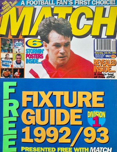 Match Football Magazine (25.07.1992) | Magazines \ Others