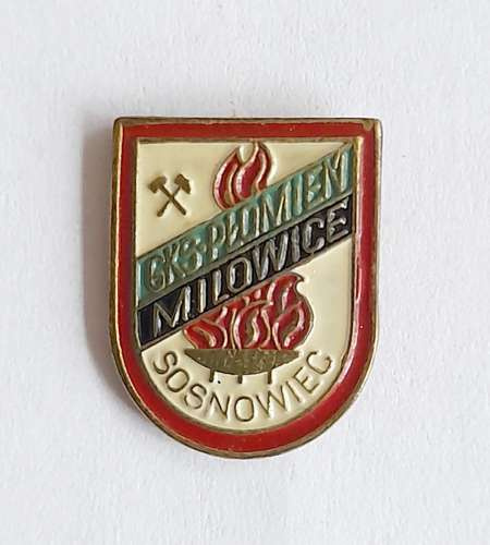 GKS Płomien Milowice Sosnowiec badge (lacquer) | Badges \ Poland