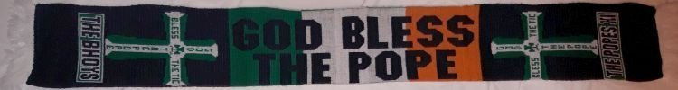 Celtic Glasgow God bless the Pope scarf | Scarves \ Clubs