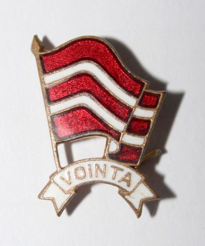 Vointa Bucharest flag badge (enamel) | Badges \ Romania