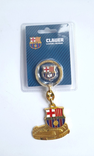 FC Barcelona Camp Nou & crest keyring + crest pin badge (official ...