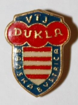 VTJ Dukla Banska Bystrica badge (epoxy; with signature) | Badges \ Slovakia