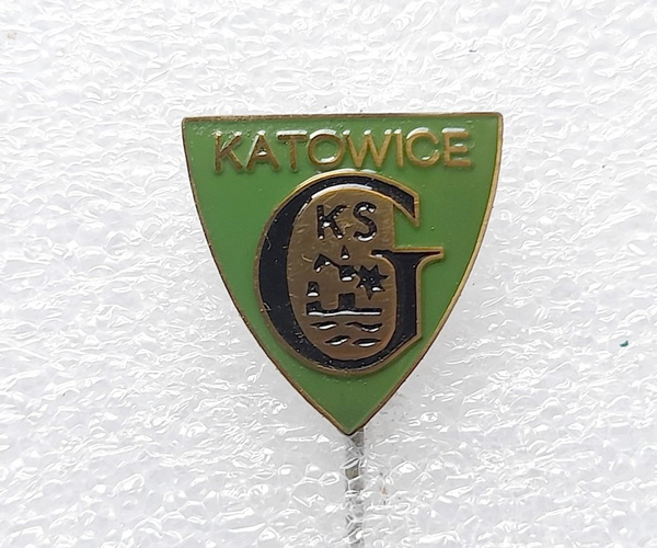 GKS Katowice crest badge (lacquer) | Badges \ Poland Badges \ Commemorative